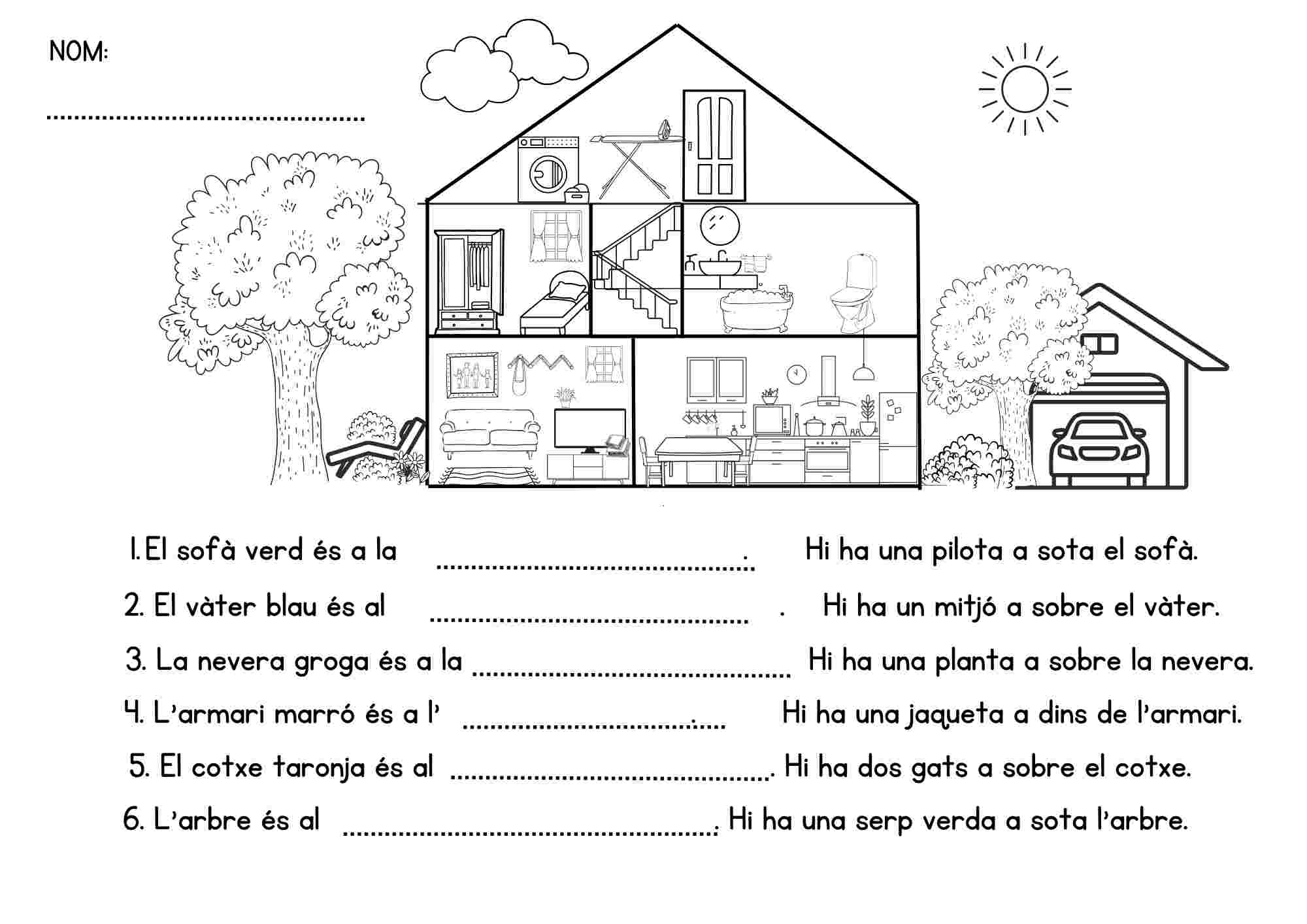Profes Papel Tijera Pack "La casa"