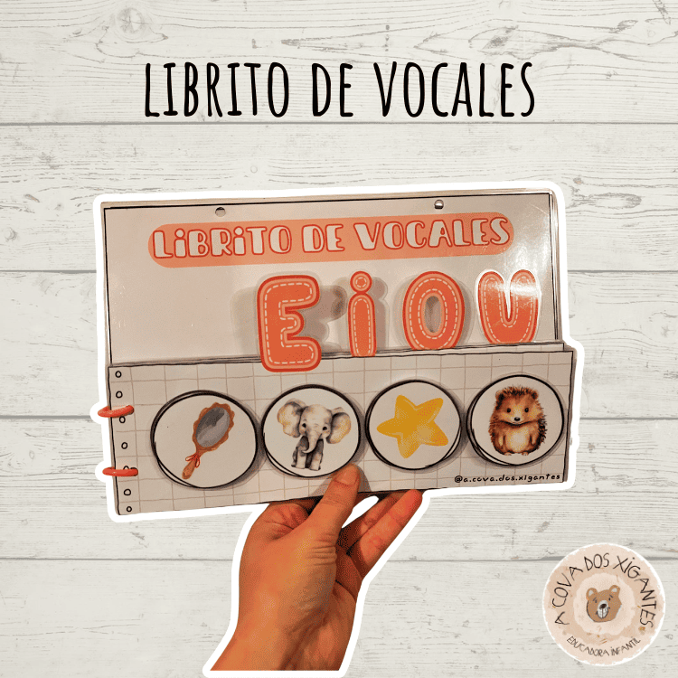 Profes Papel Tijera Librito de Vocales