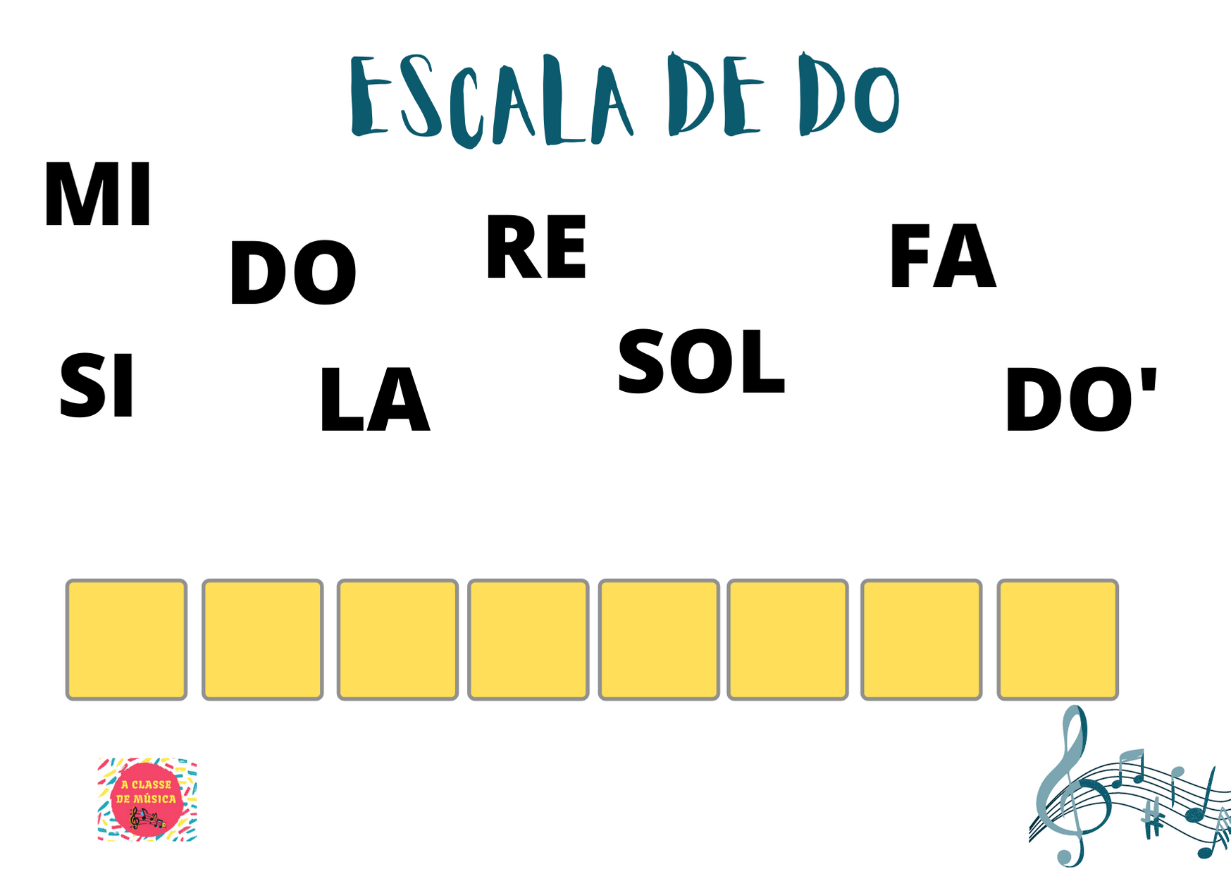 Profes Papel Tijera ESCALA DE DO