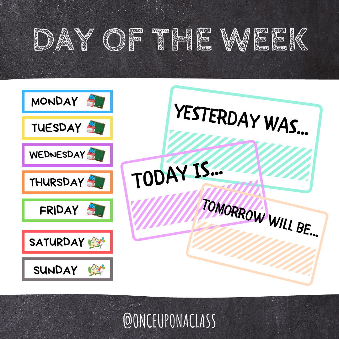 Profes Papel Tijera Days of the Week