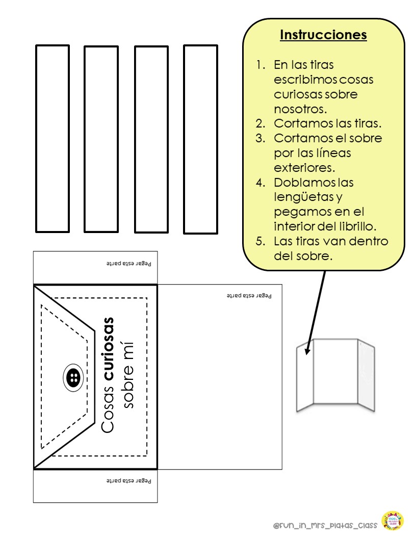 Profes Papel Tijera Vuelta al cole -TODO SOBRE MÍ- TOT DE MI. Lapbook ...