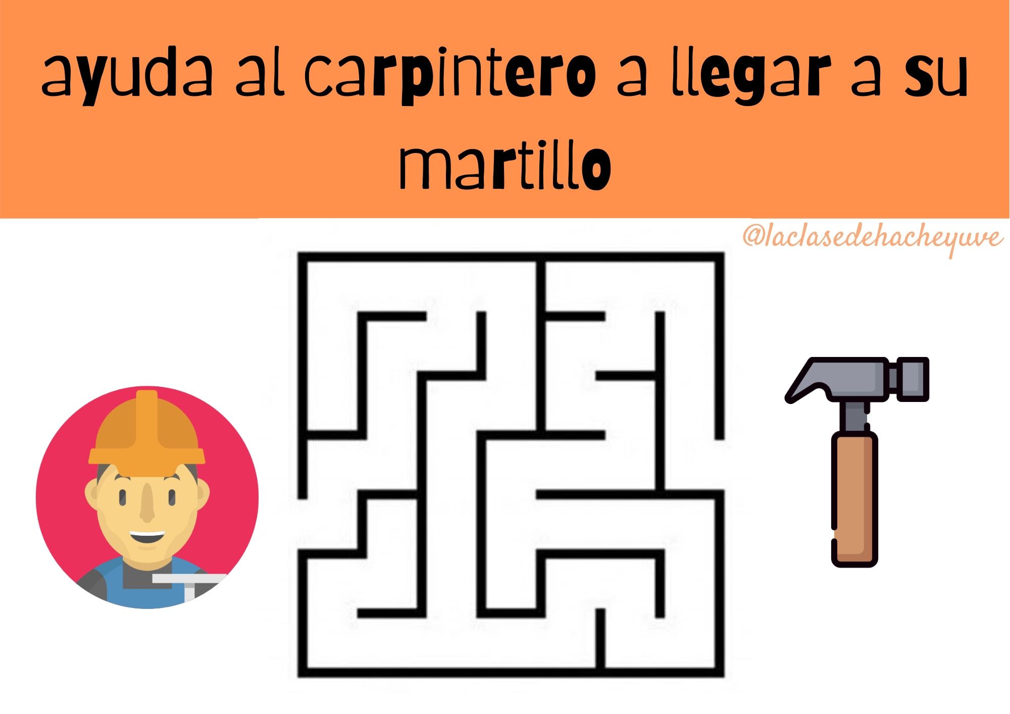 Profes Papel Tijera Laberintos de las Profesiones