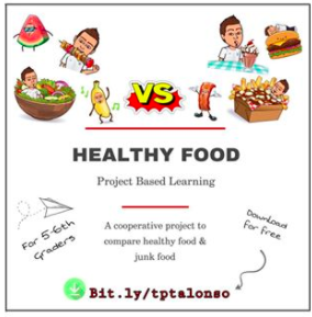 Profes Papel Tijera Healthy Food CLIL Project