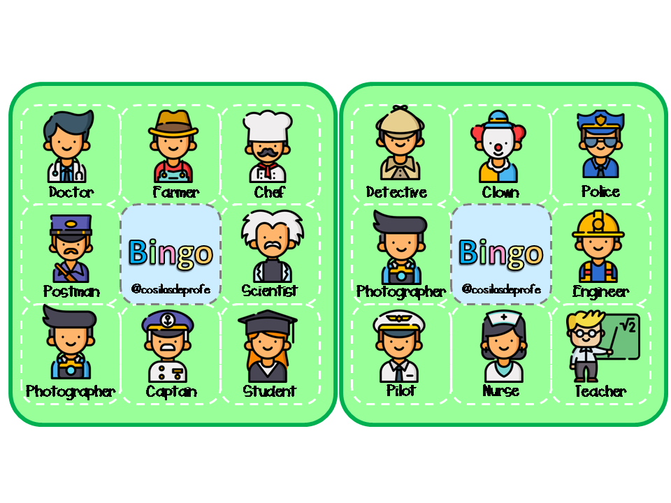 Profes Papel Tijera Bingo Jobs