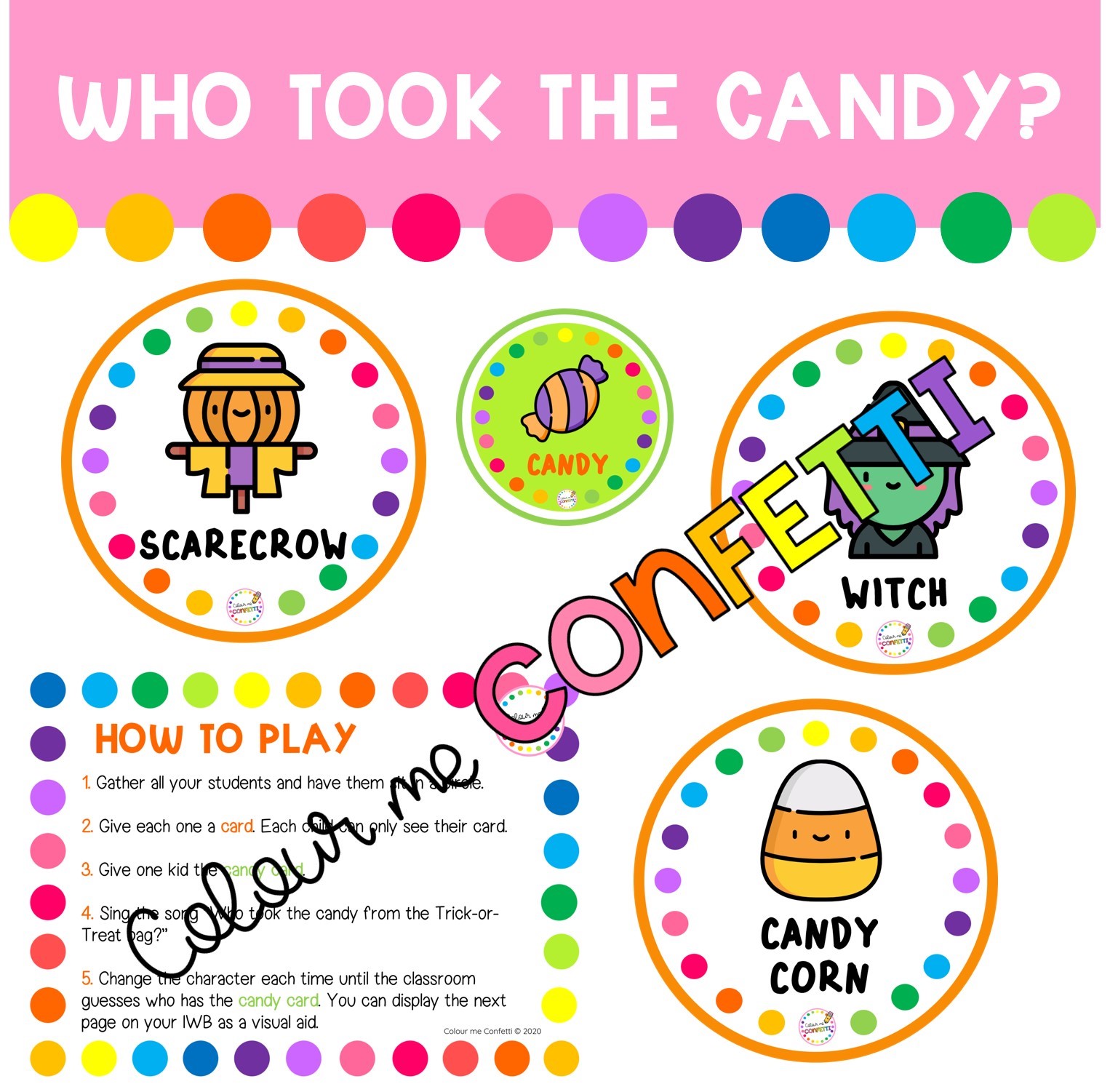 Profes Papel Tijera Who Took the Candy? - Game