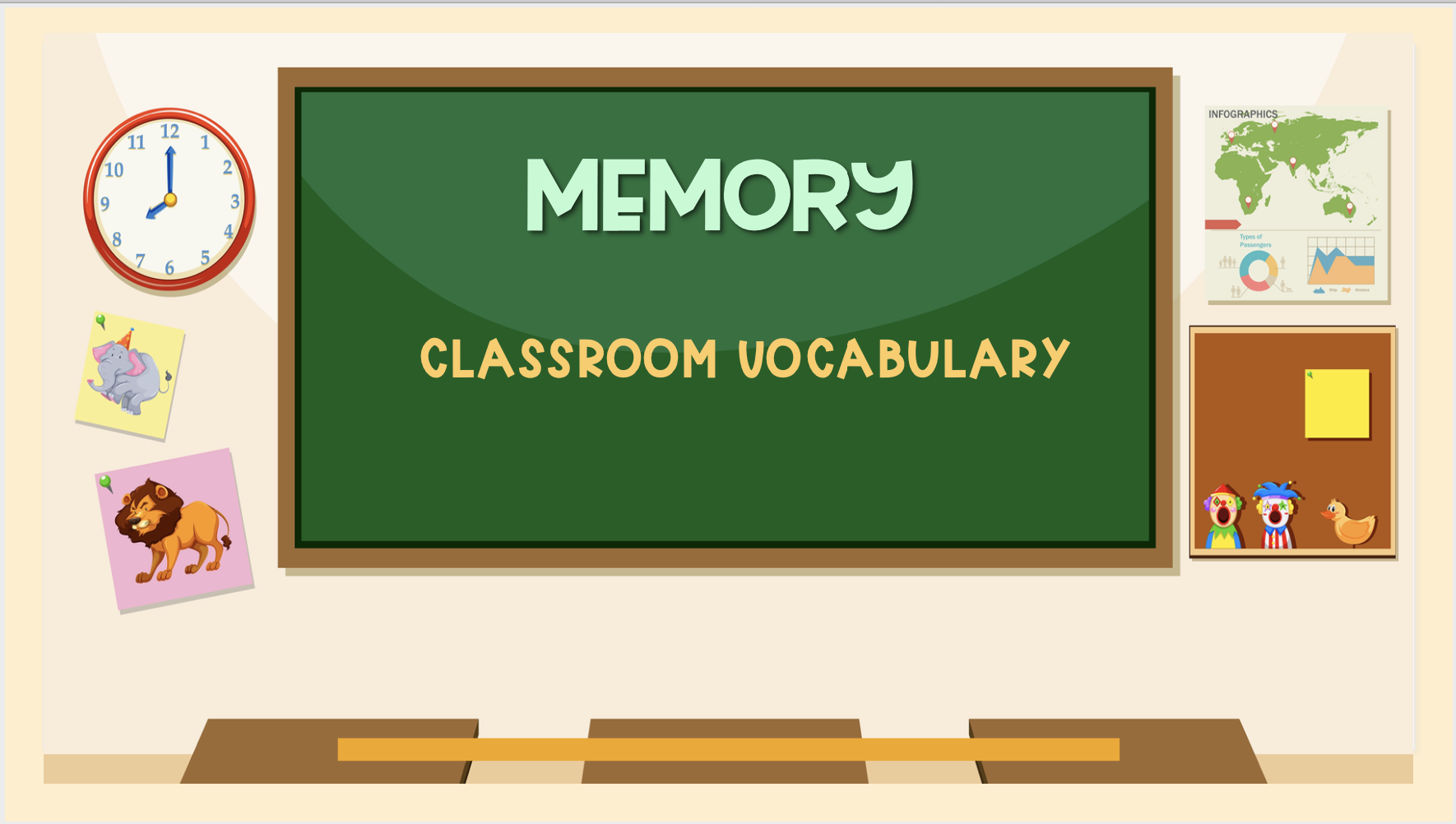 Profes Papel Tijera MEMORY: classroom vocabulary
