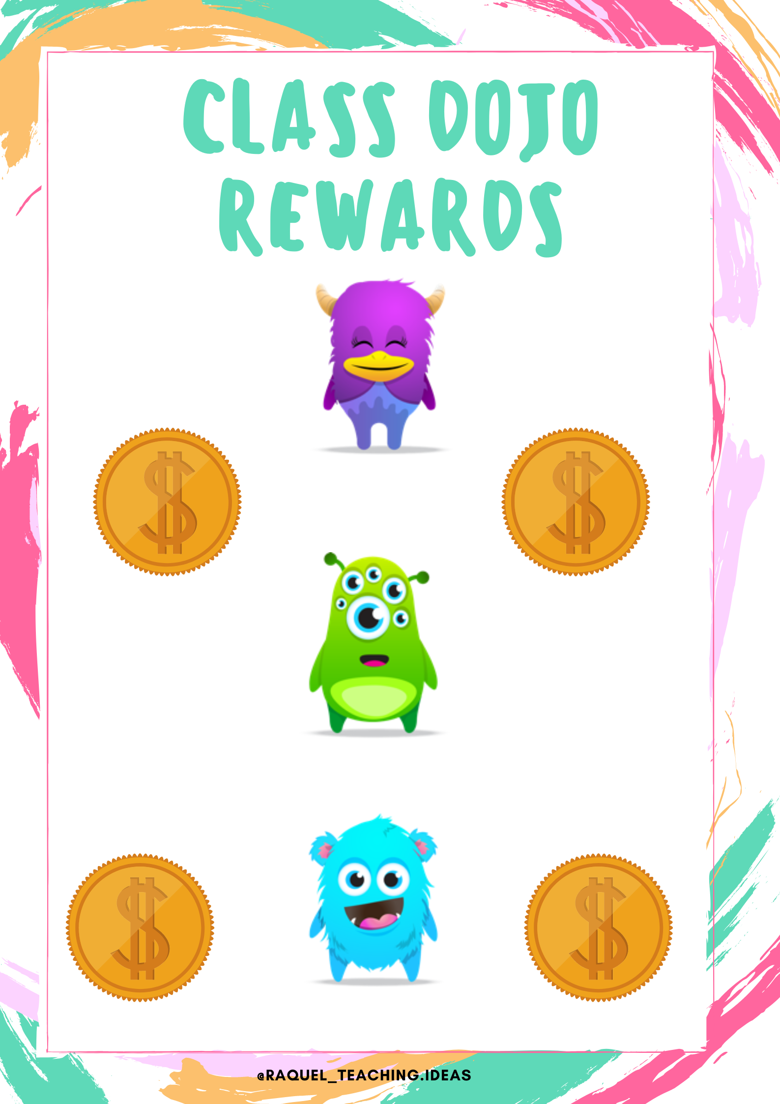 Profes Papel Tijera Class Dojo rewards