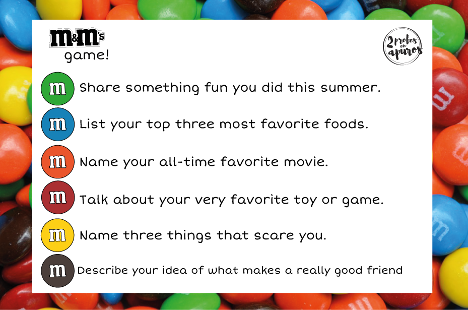 Profes Papel Tijera M&Ms Game - ENG