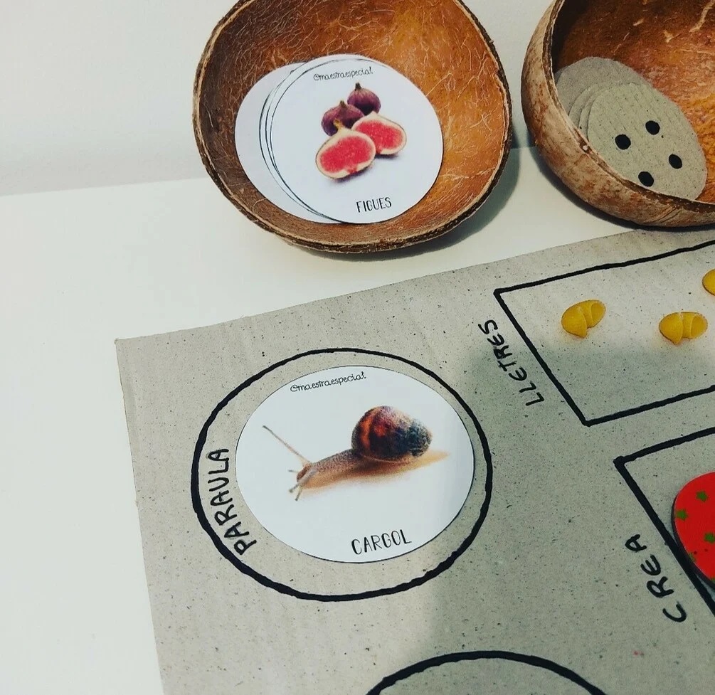 Profes Papel Tijera Vocabulario otoño