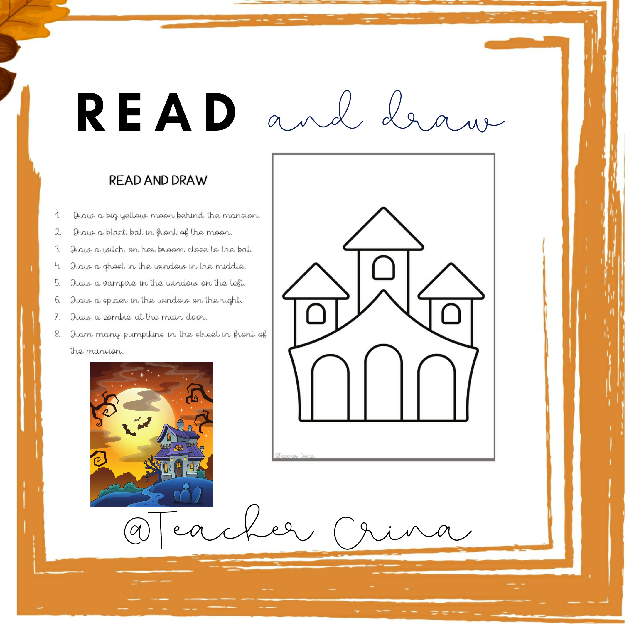 Profes Papel Tijera Read and draw- lee y dibuja