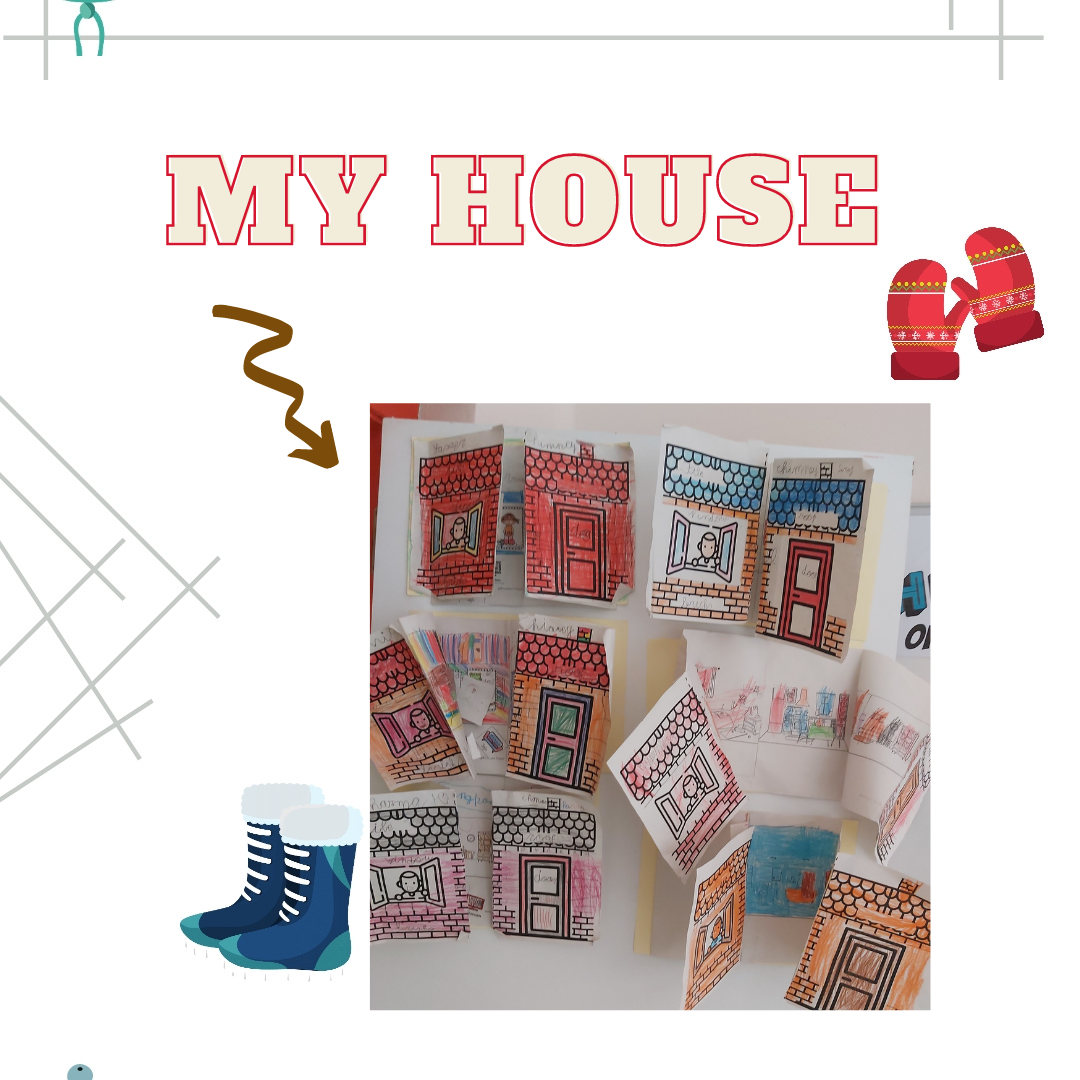 Profes Papel Tijera Mi casita - foldable