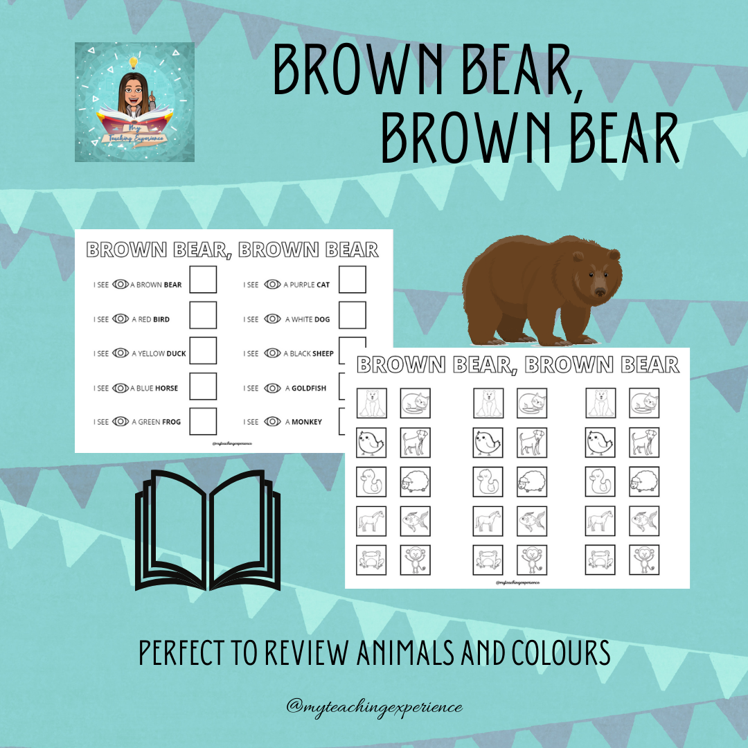 Profes Papel Tijera Brown bear activities
