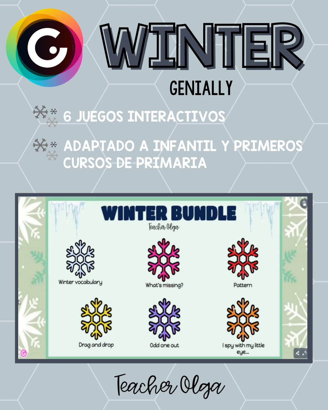 Profes Papel Tijera Winter bundle