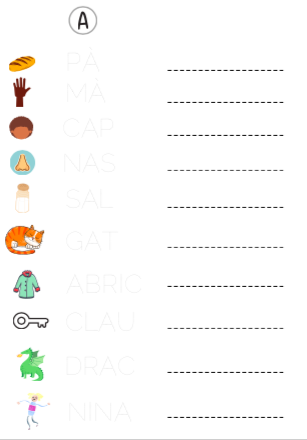 Profes Papel Tijera EL LLIBRE DE LES VOCALS