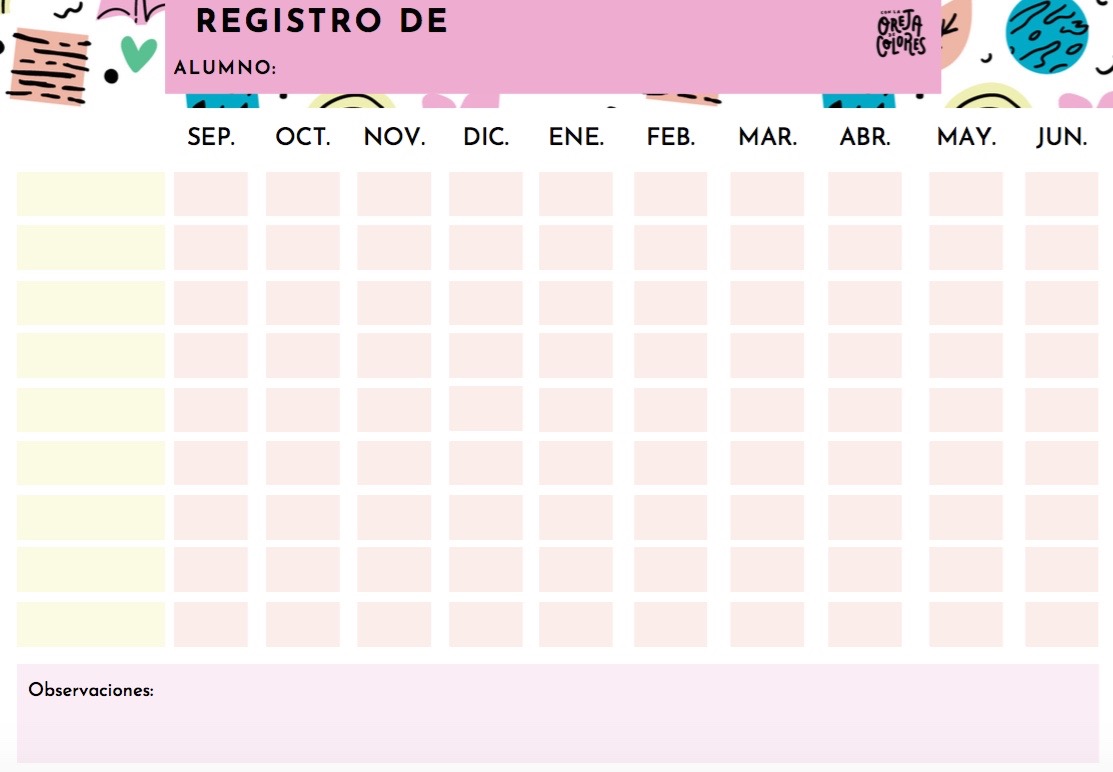 Profes Papel Tijera Cuaderno de profe