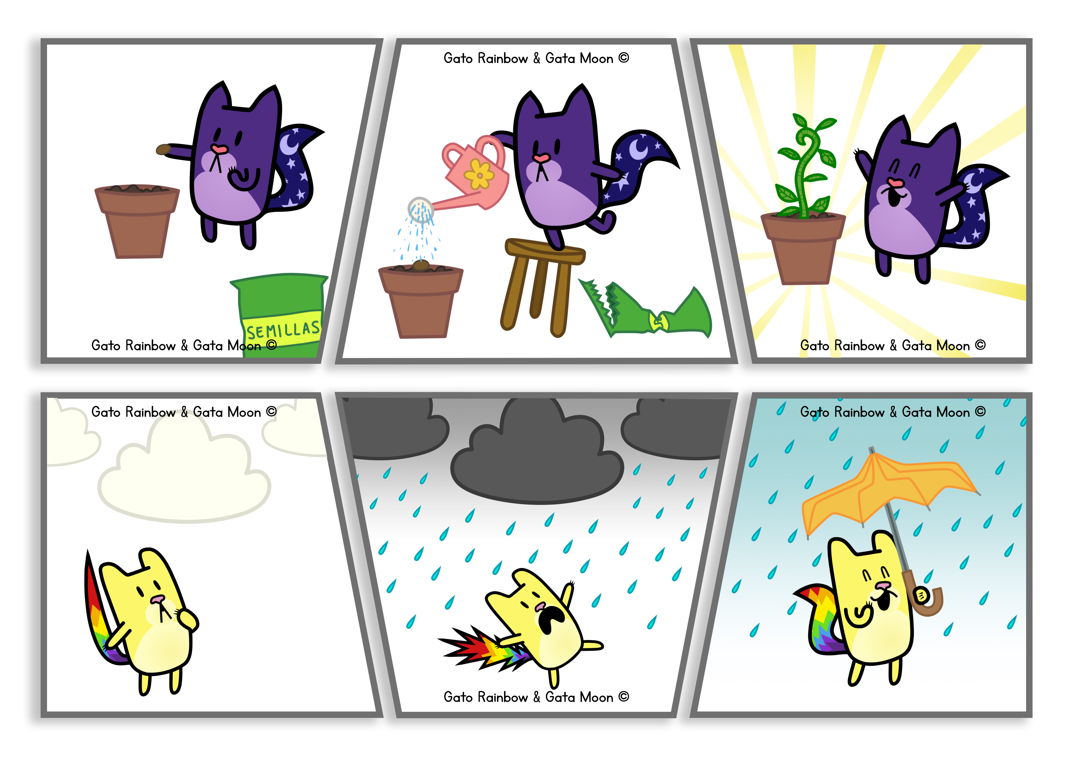 Profes Papel Tijera 12 puzzles de SECUENCIAS - 3 y 4 pasos.