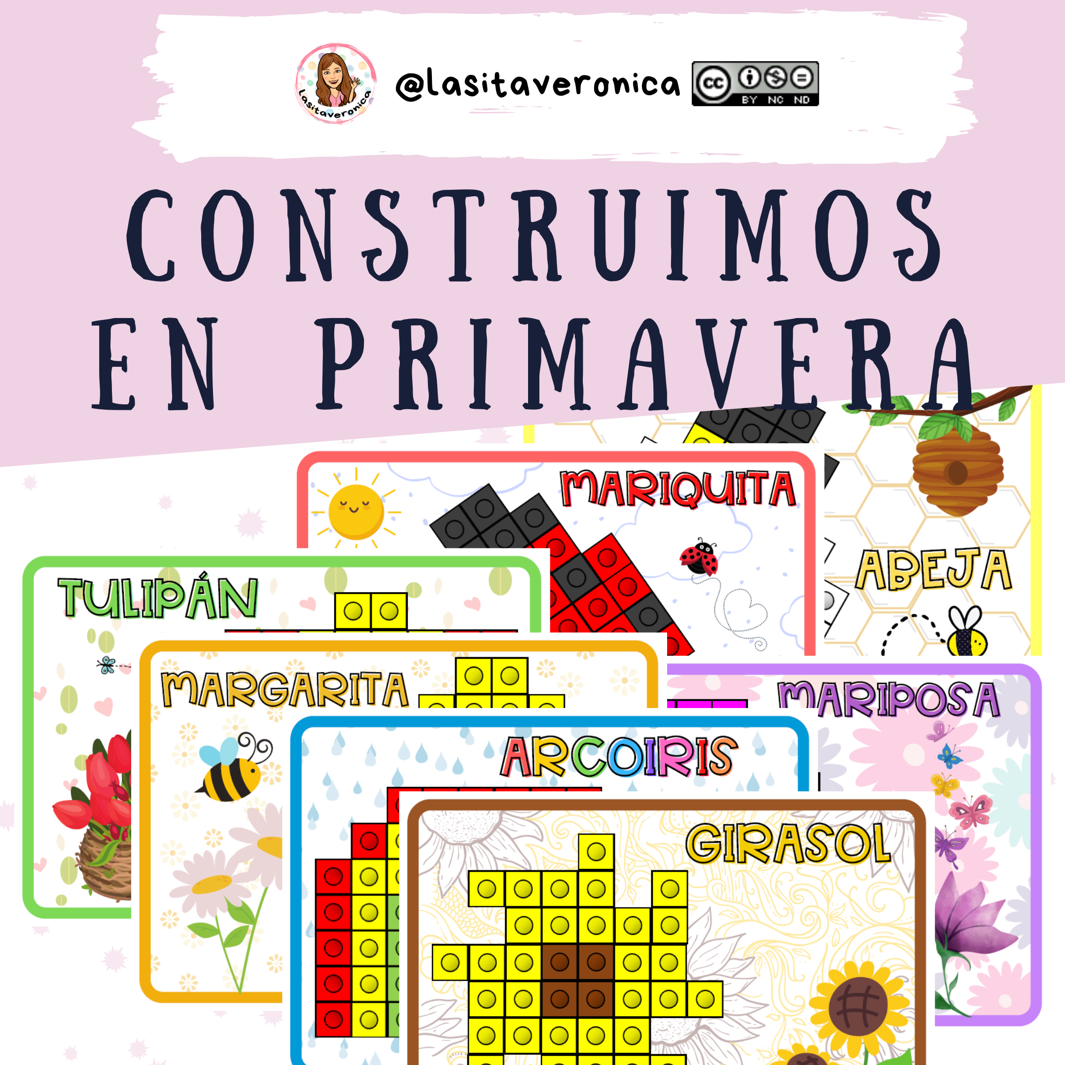 Profes Papel Tijera Construimos con policubos en PRIMAVERA/ Spring ...