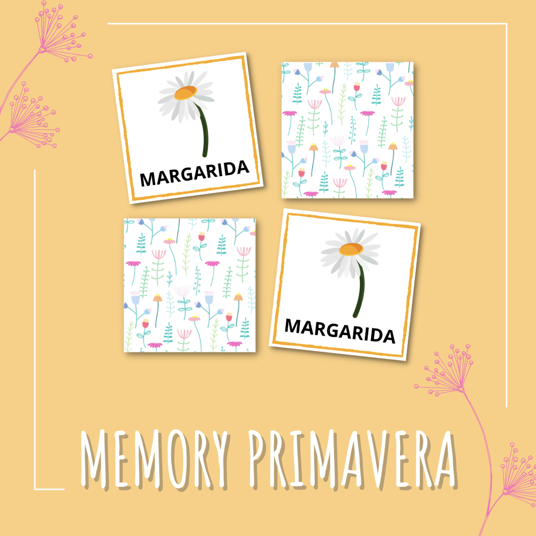 Profes Papel Tijera Memory primavera