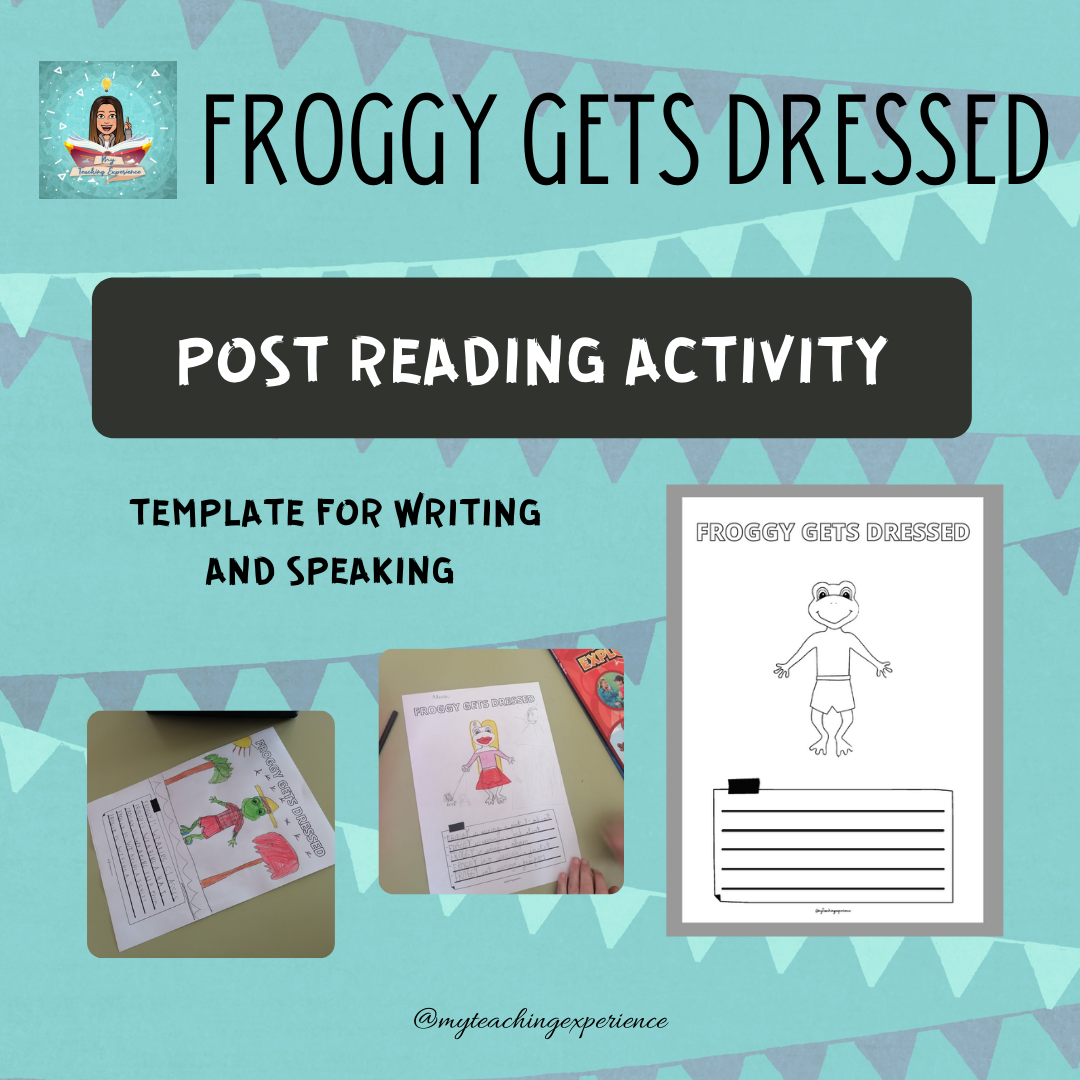 Profes Papel Tijera Froggy gets dressed