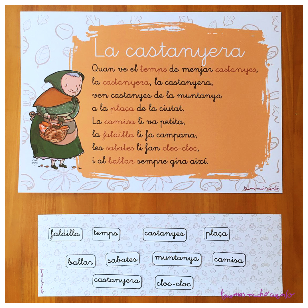 Profes Papel Tijera Completa la cançó de la castanyera