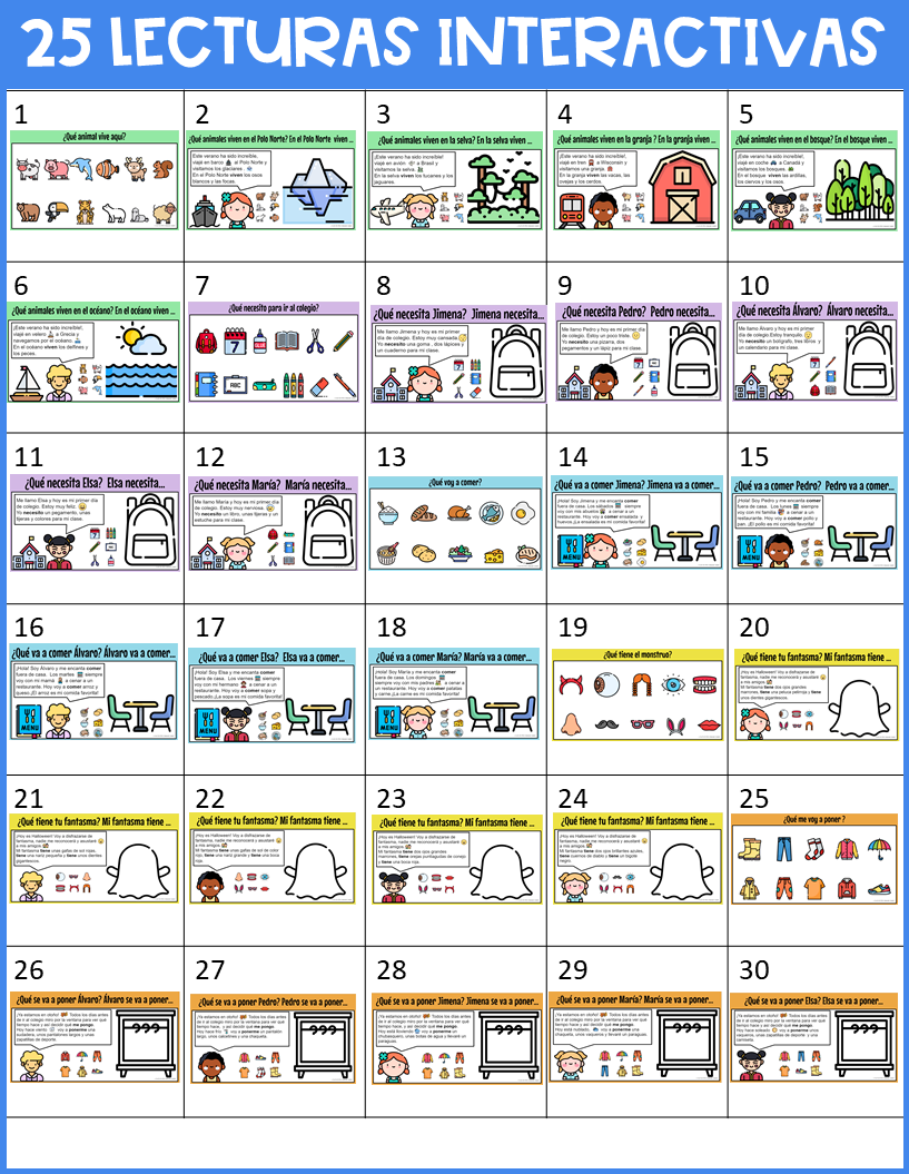 Profes Papel Tijera 25 lecturas Interactivas + 5 plegables/foldables ...