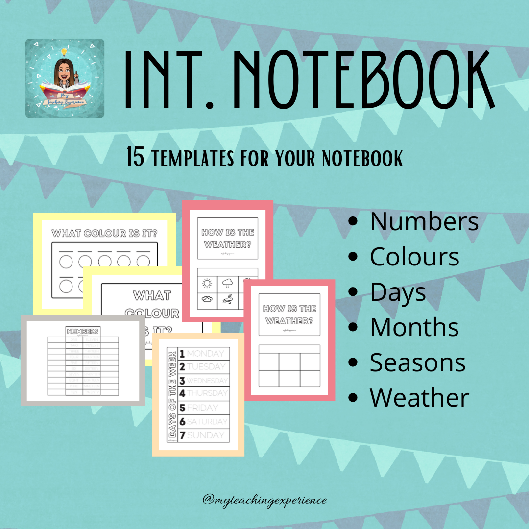 Profes Papel Tijera Interactive notebook templates routines