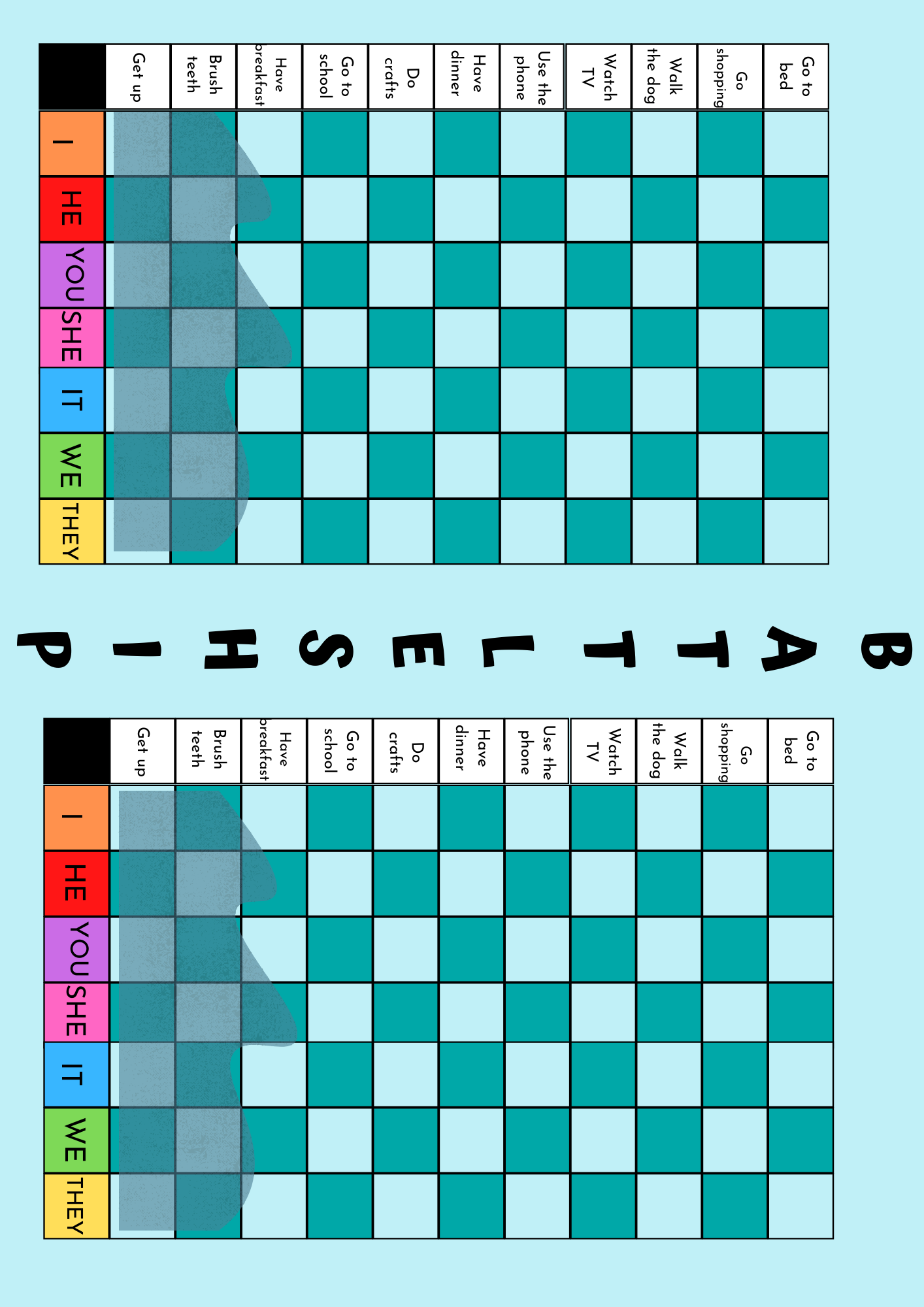 Profes Papel Tijera Daily routines battleship