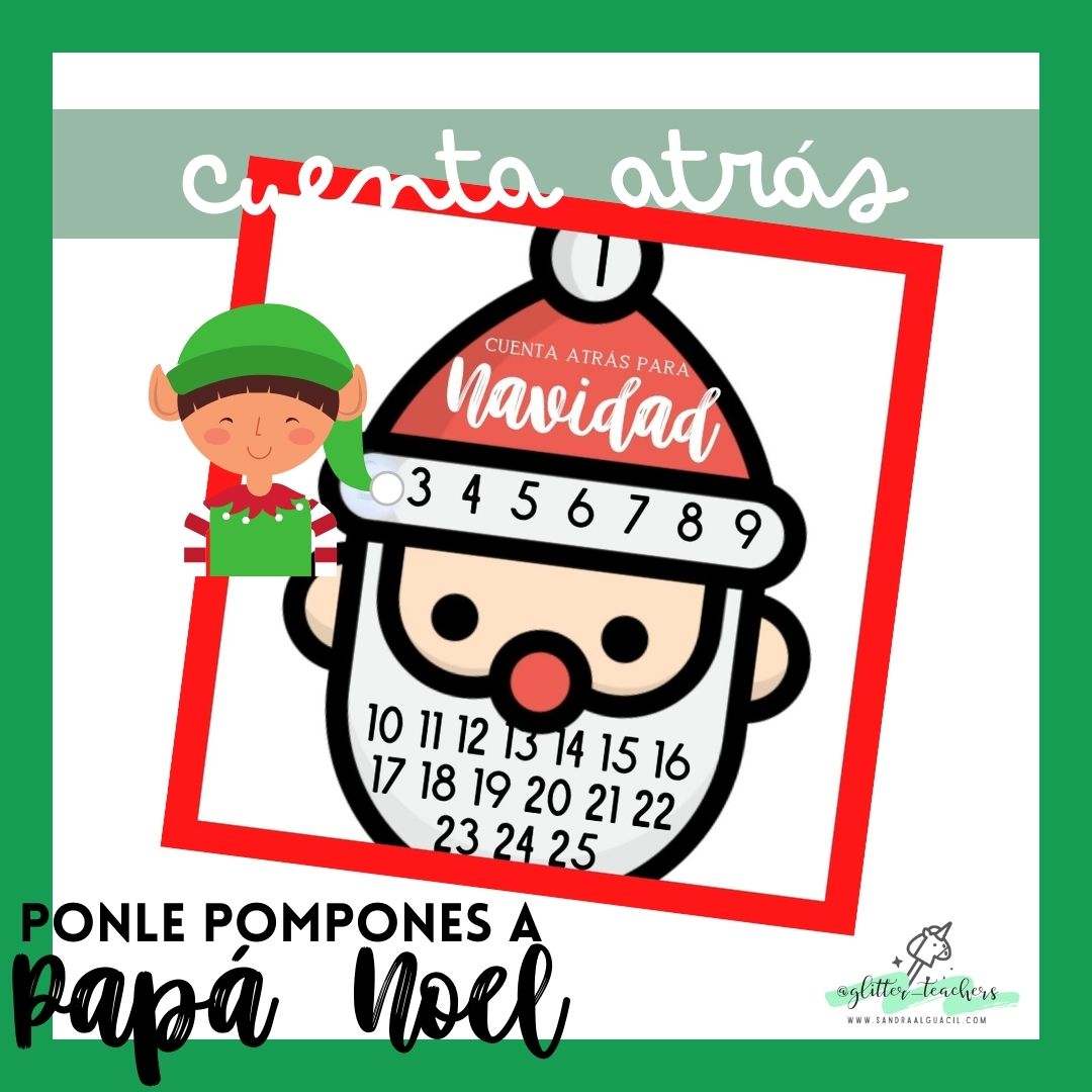 Profes Papel Tijera CUENTA ATRÁS PARA NAVIDAD