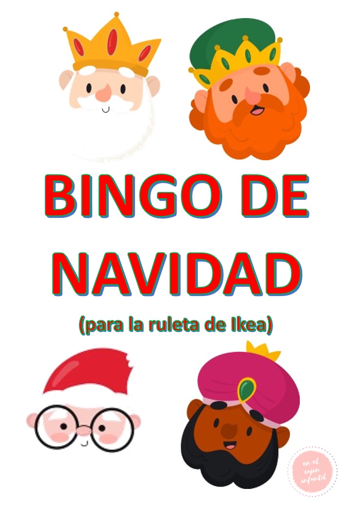 Profes Papel Tijera BINGO NAVIDAD