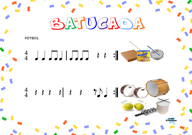 Profes Papel Tijera CARTELLS DE BATUCADA