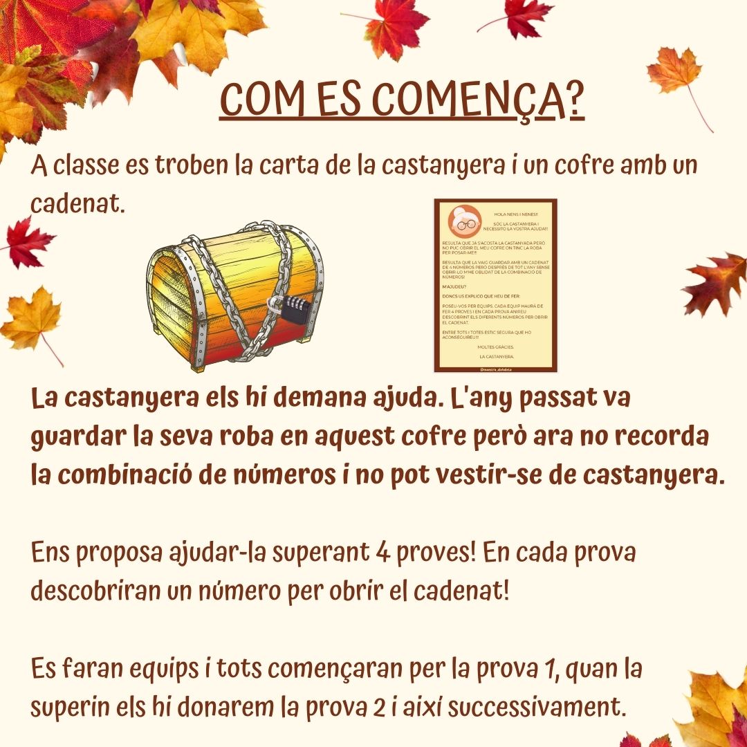 Profes Papel Tijera LA CASTANYADA BREAK OUT