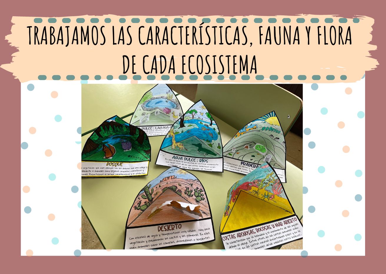 Profes Papel Tijera Triorama de ecosistemas