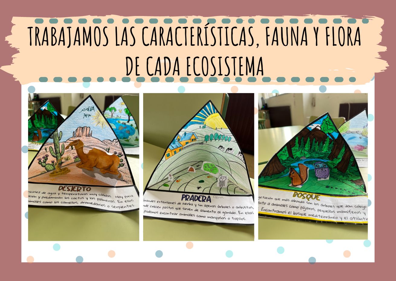 Profes Papel Tijera Triorama de ecosistemas